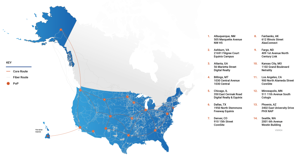 Network Map - INDATEL